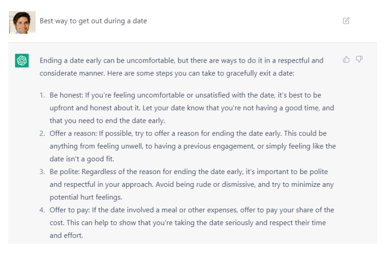Top 20 Dating Advice from ChatGPT - DatingScout