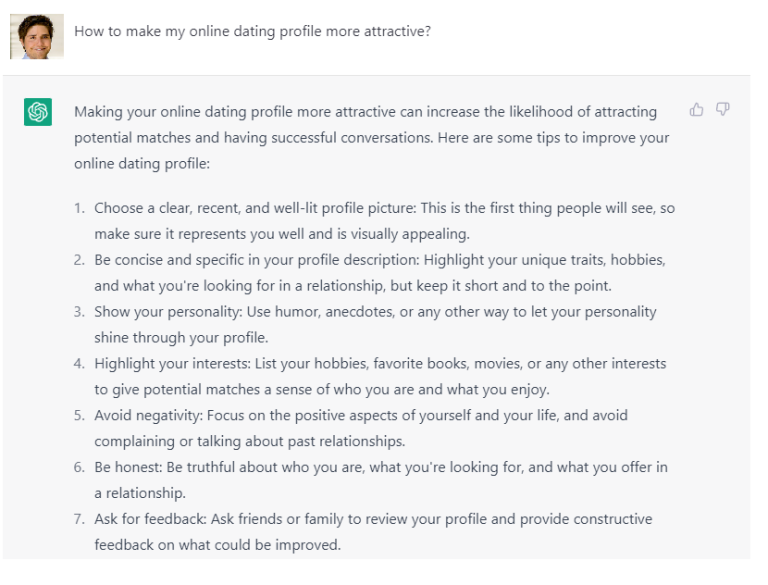 Top 20 Dating Advice from ChatGPT - DatingScout