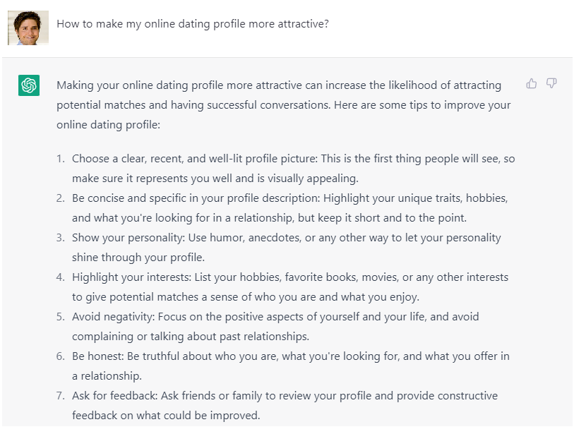 Top 20 Dating Advice from ChatGPT - DatingScout
